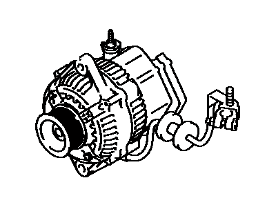 27060-76060 - OEM Toyota Alternator Assembly